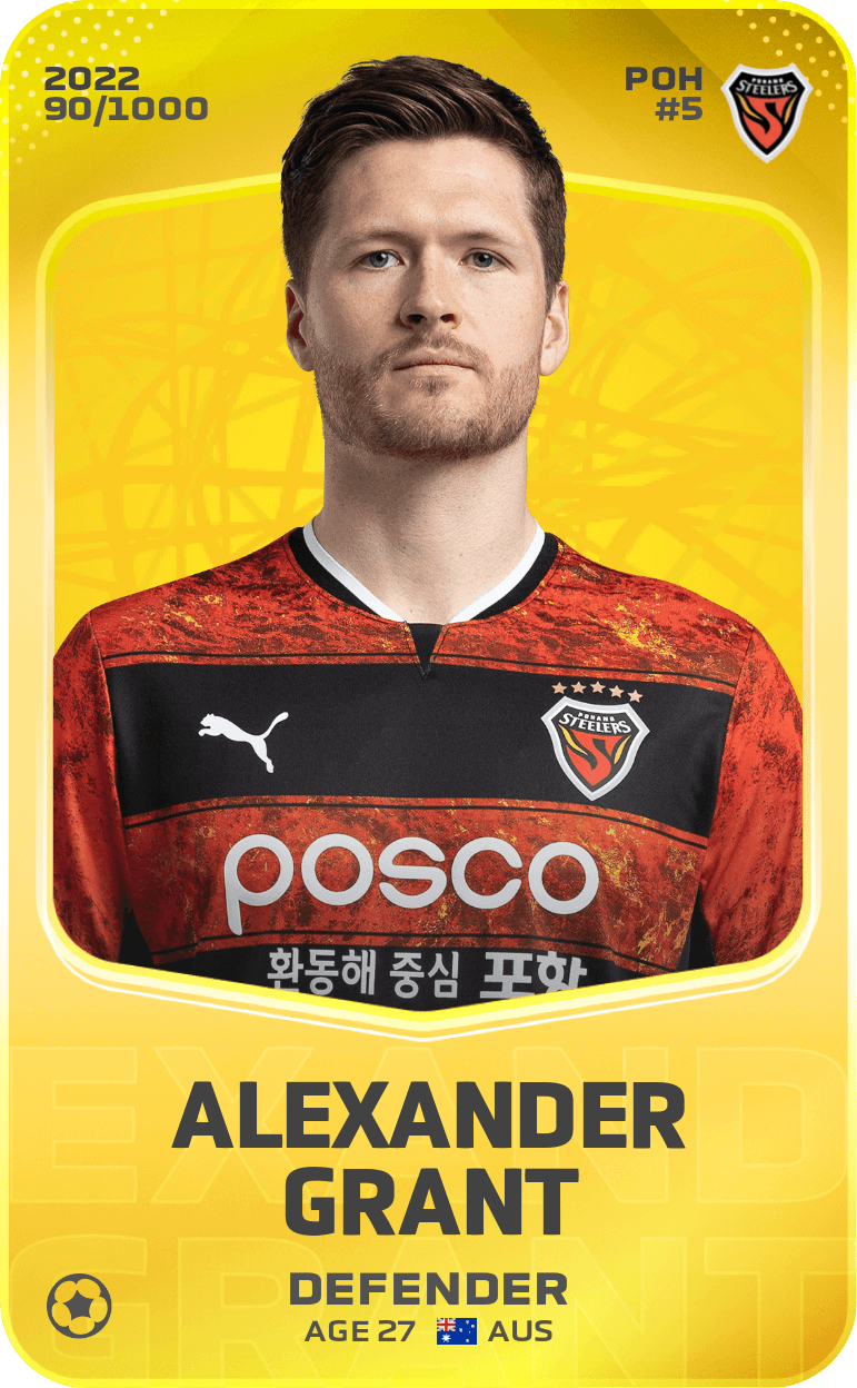 Alexander Grant 2022 23 Limited 90 1000